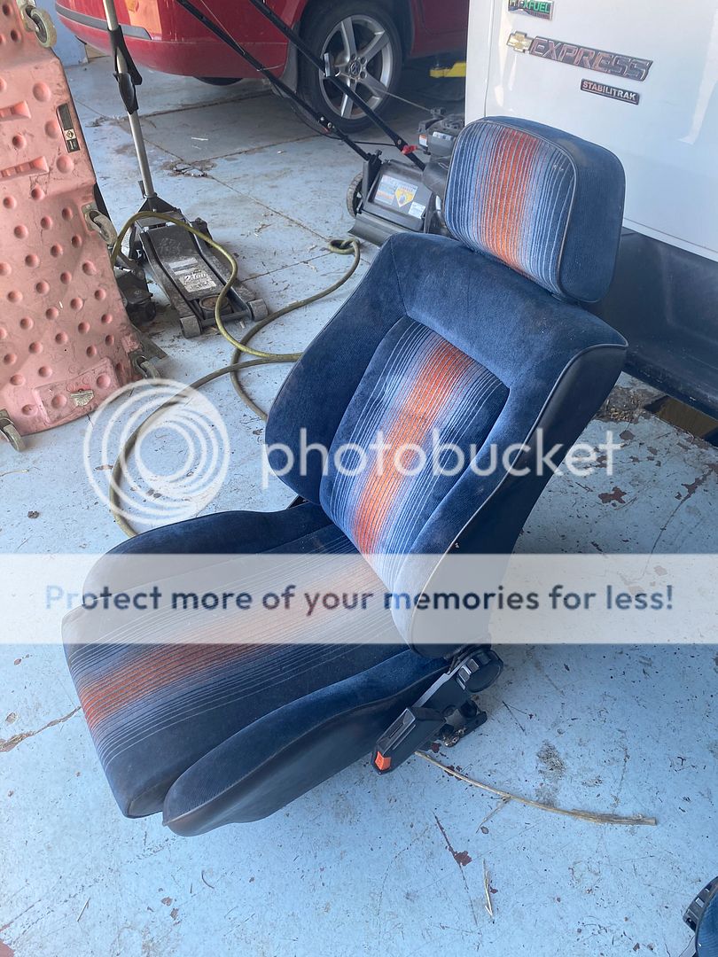 Mk1 Volkswagen Rabbit GTI BLUE seats - front - NEBRASKA | VW Vortex ...