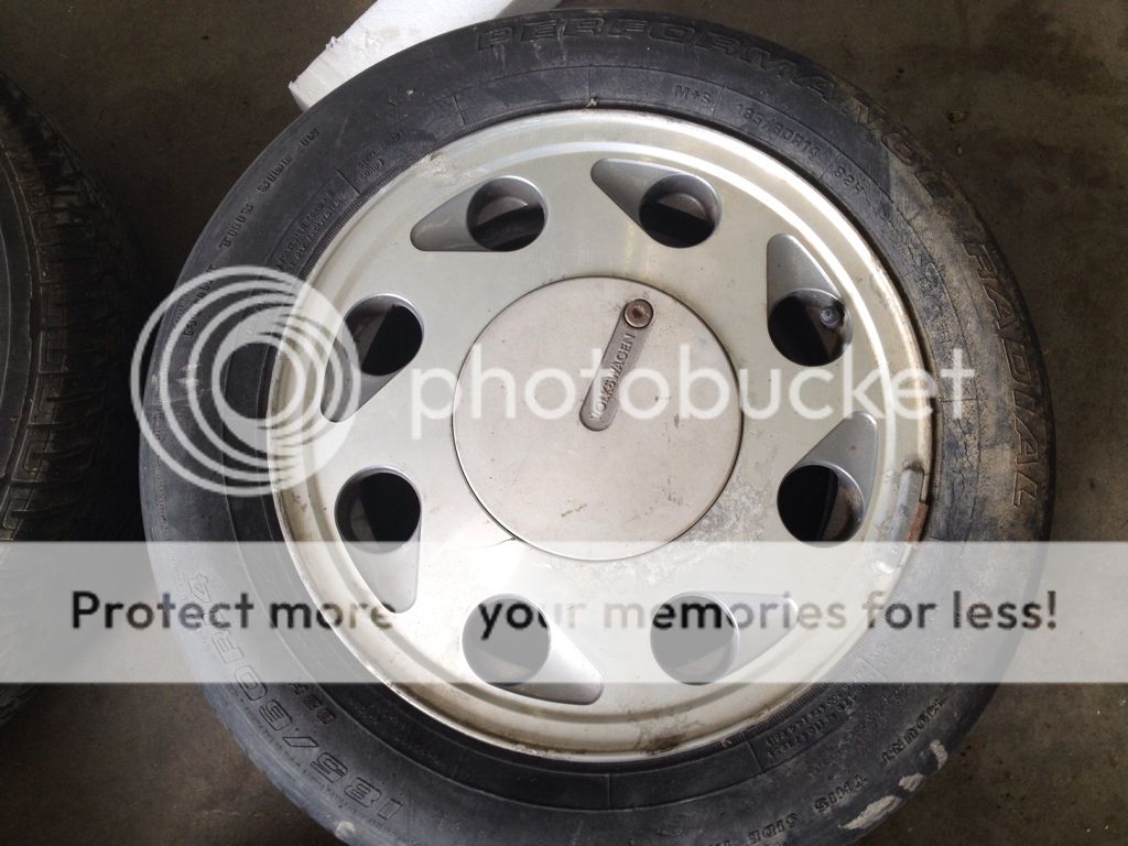 mk1 rabbit GTi snowflakes rims - and 14" Tear drops with caps | VW ...