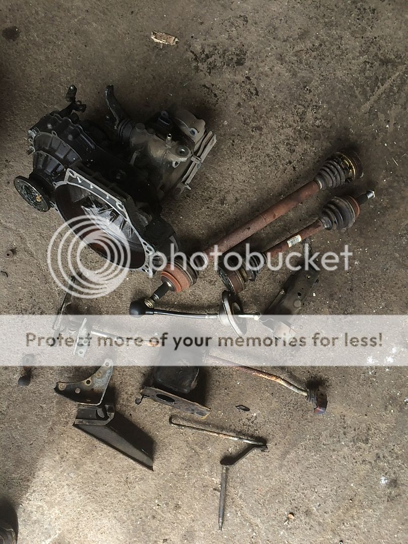 5 speed swap from 1987 VW Cabriolet 9a transmission | VW Vortex ...