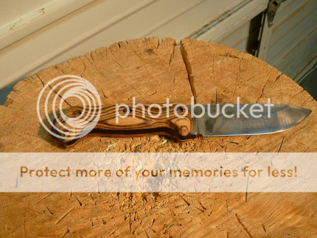 Becker BK2 Thru 9 custom wood scales | BladeForums.com